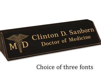 Doctor name plate | Etsy