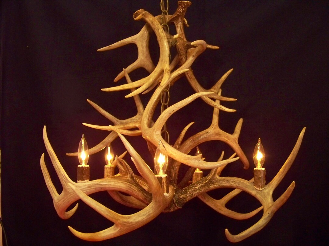 Legend Antler Designs " Cascade" Antler Chandelier - Etsy