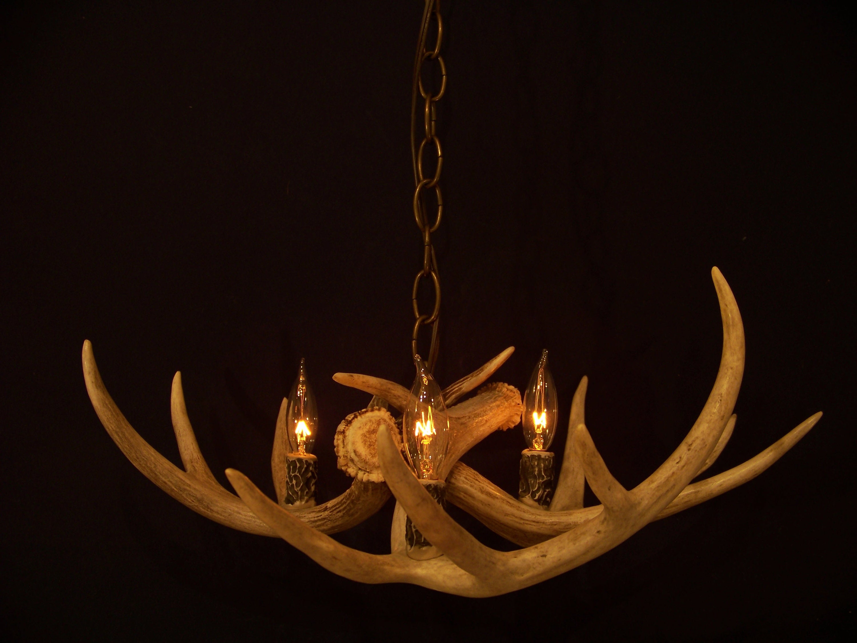 Legend Antler Designs " Fog Mountain" Chandelier Horn Rustic Light Lamp ...