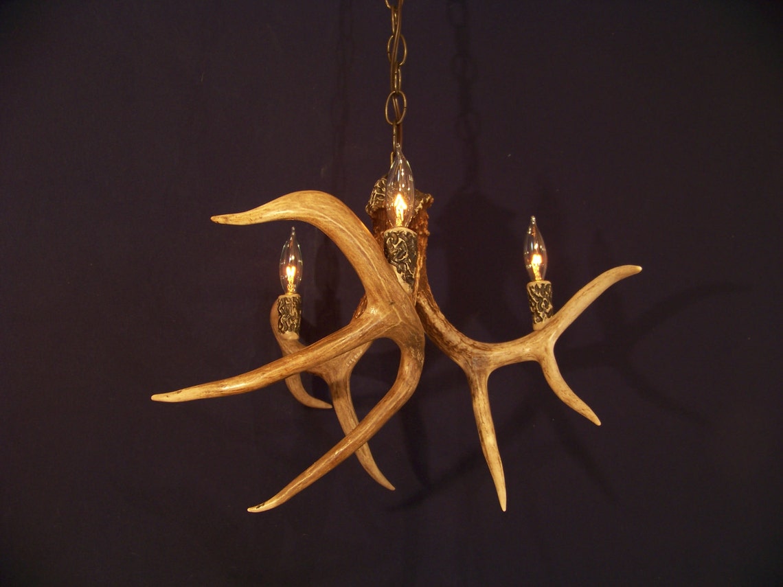 Legend Antler Designs savage Ridge Three Light Style Shed Whitetail ...