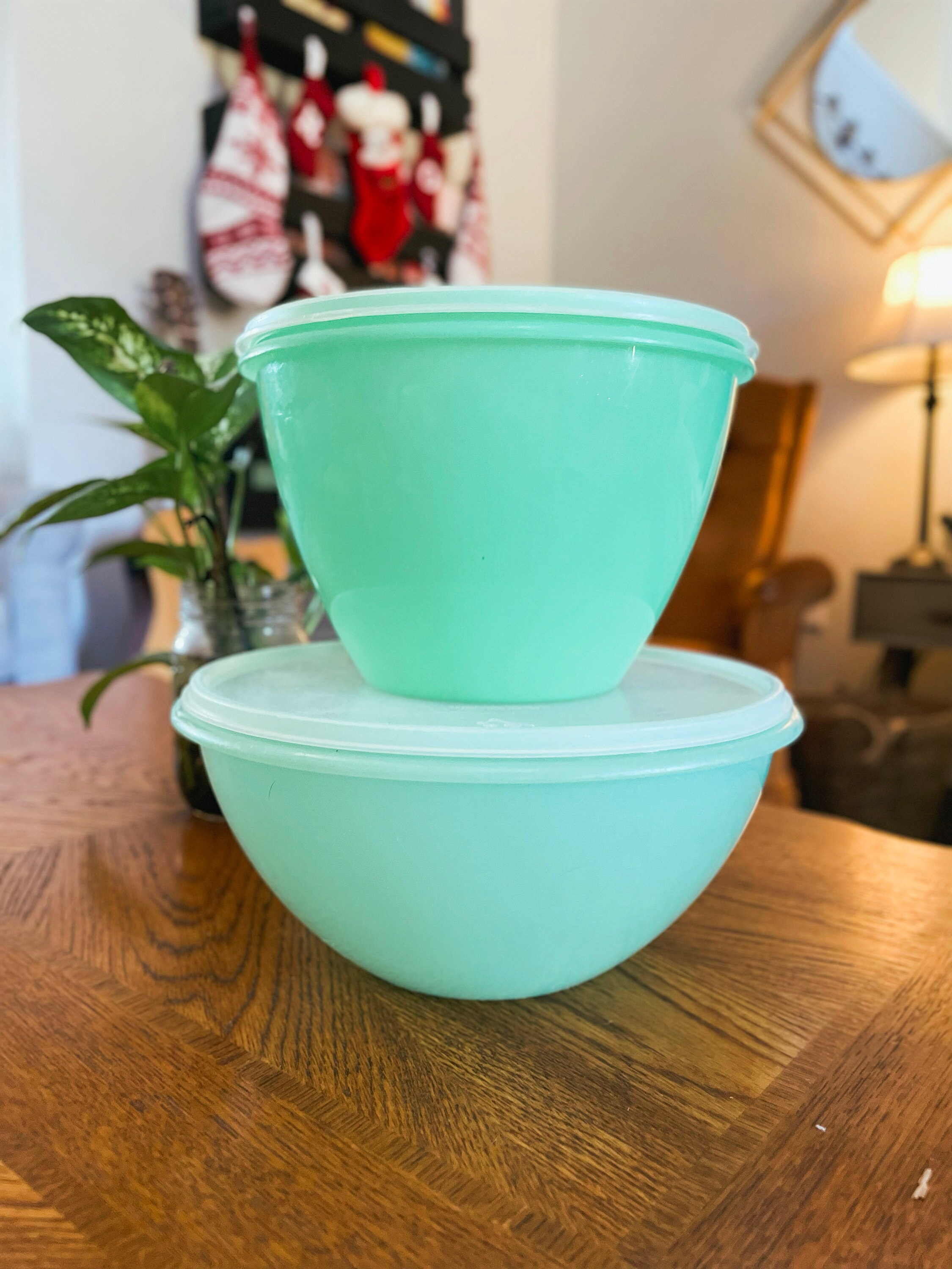 Tupperware Set in Shades of Mint, Retro Tupperware, Crisper - Etsy