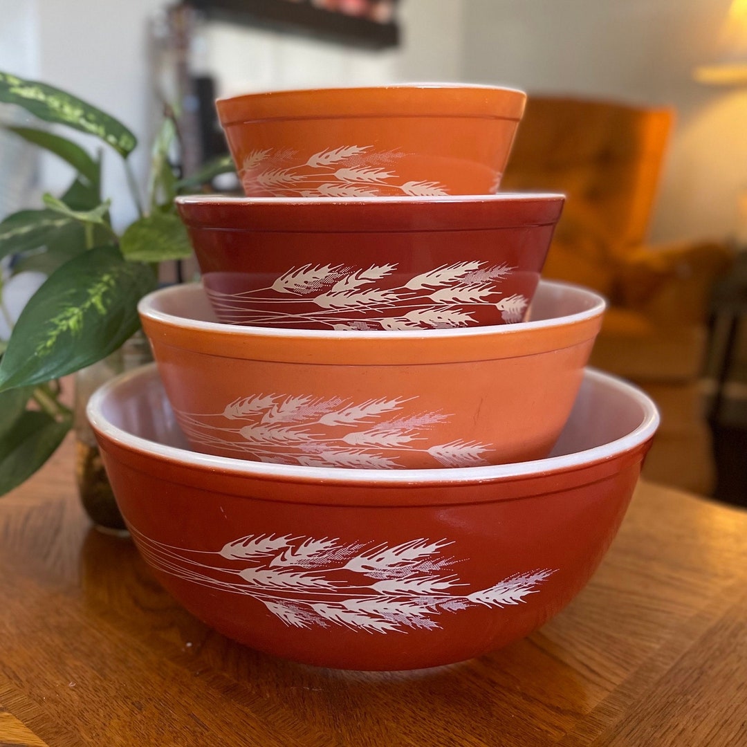 Pyrex Autumn Harvest Set, Midcentury, Retro Kitchen, Collectible Set - Etsy