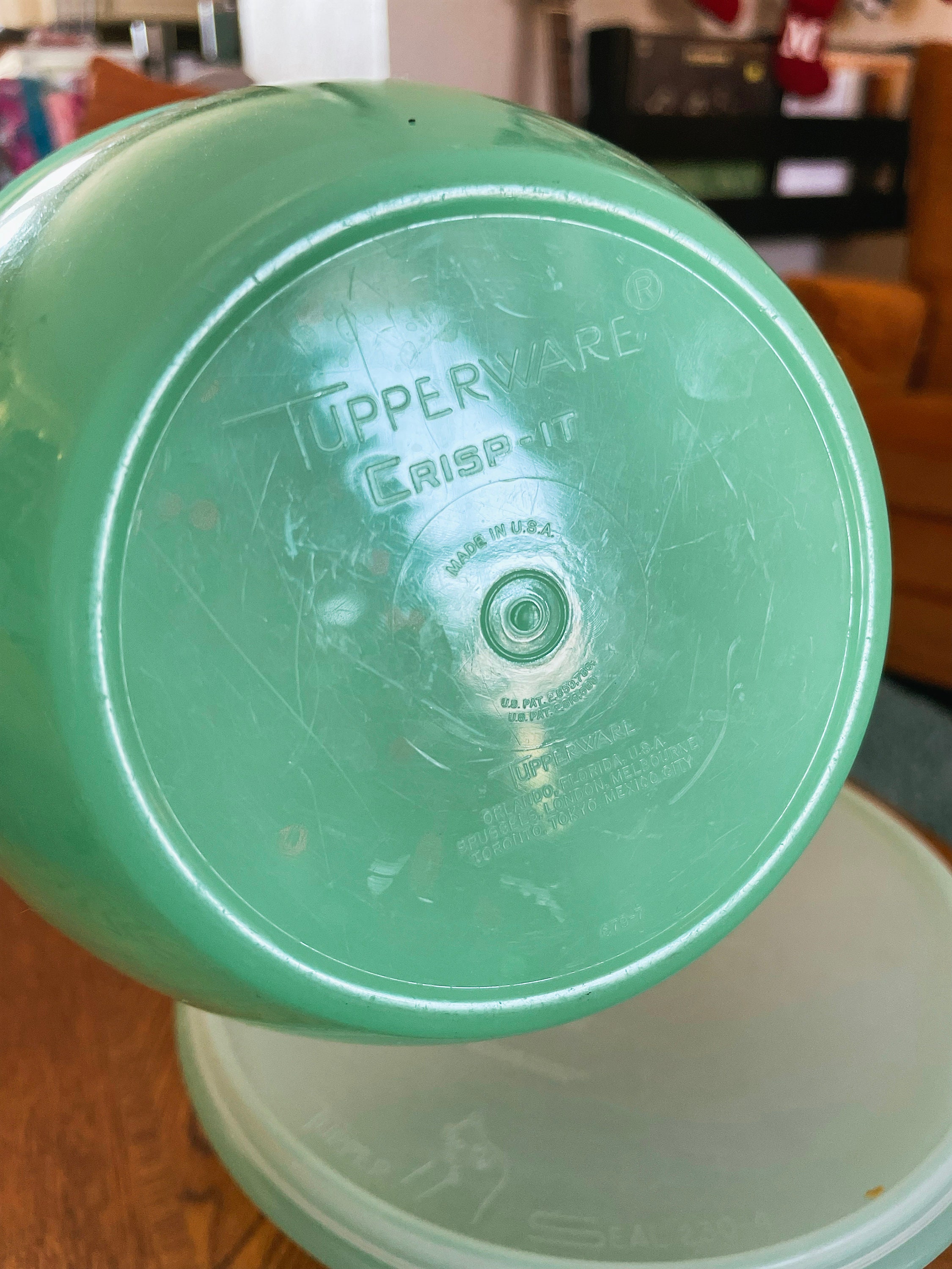 Tupperware Set in Shades of Mint, Retro Tupperware, Crisper - Etsy