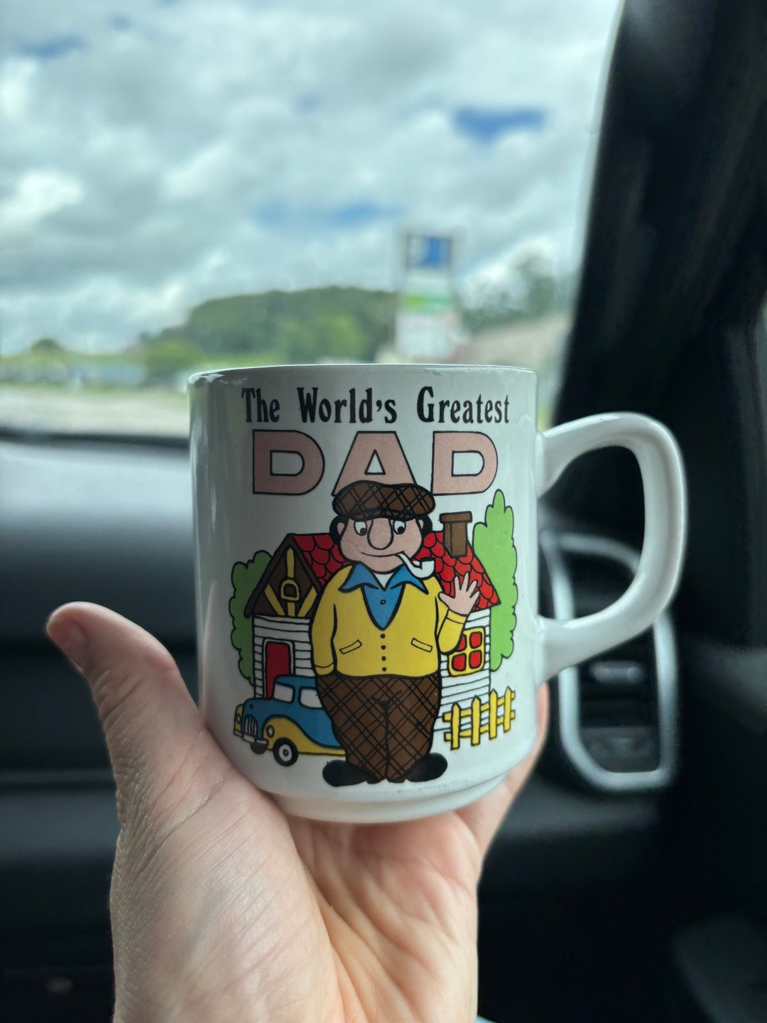 Worlds Greatest Dad Mug, Vintage Mug, Fathers Day Gift - Etsy