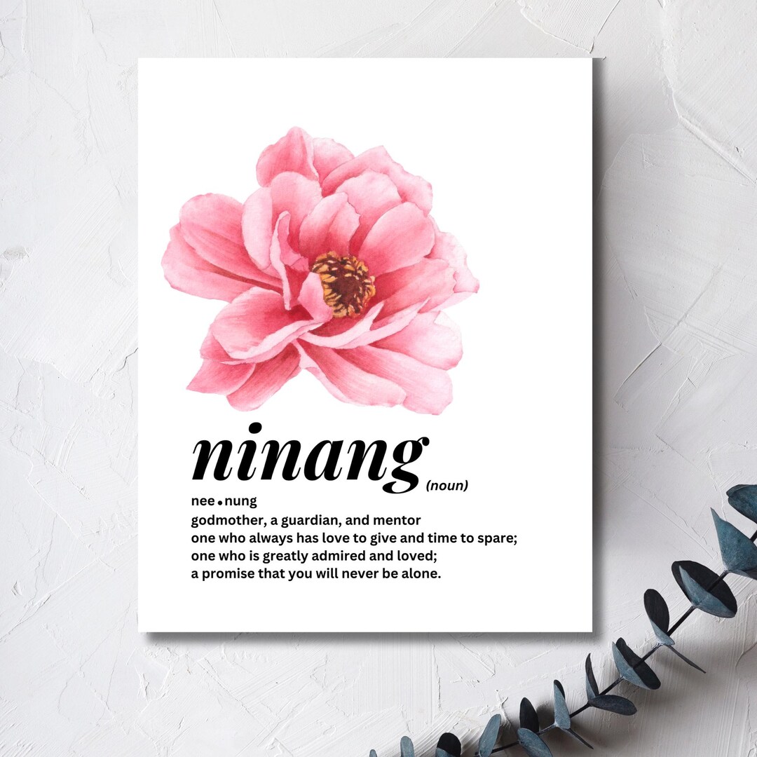 Ninang Greeting Card, Filipino Greeting Card, Will You by My Ninang ...