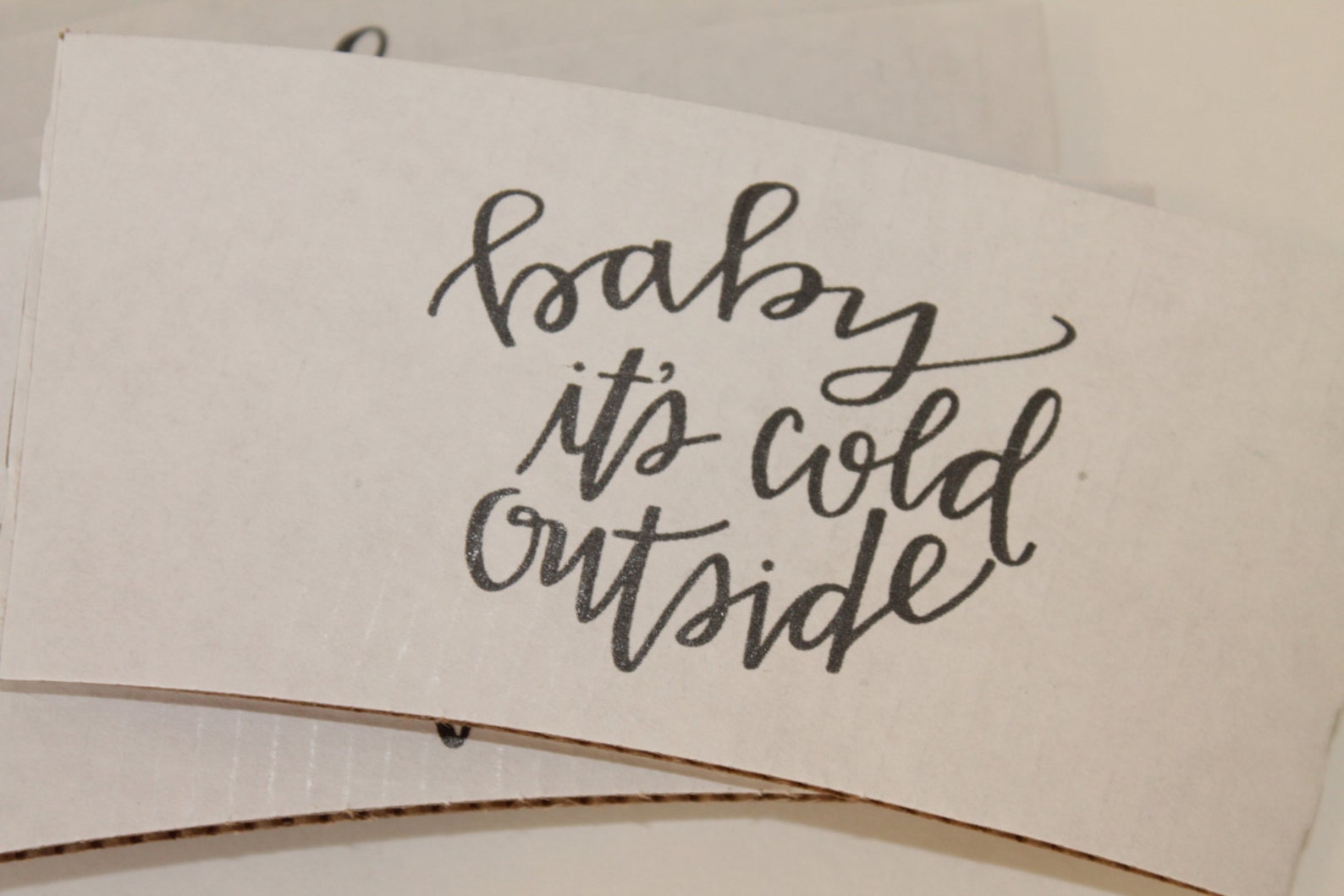 Baby It's Cold Outside Coffee Sleeve Christmas Winter Baby - Etsy