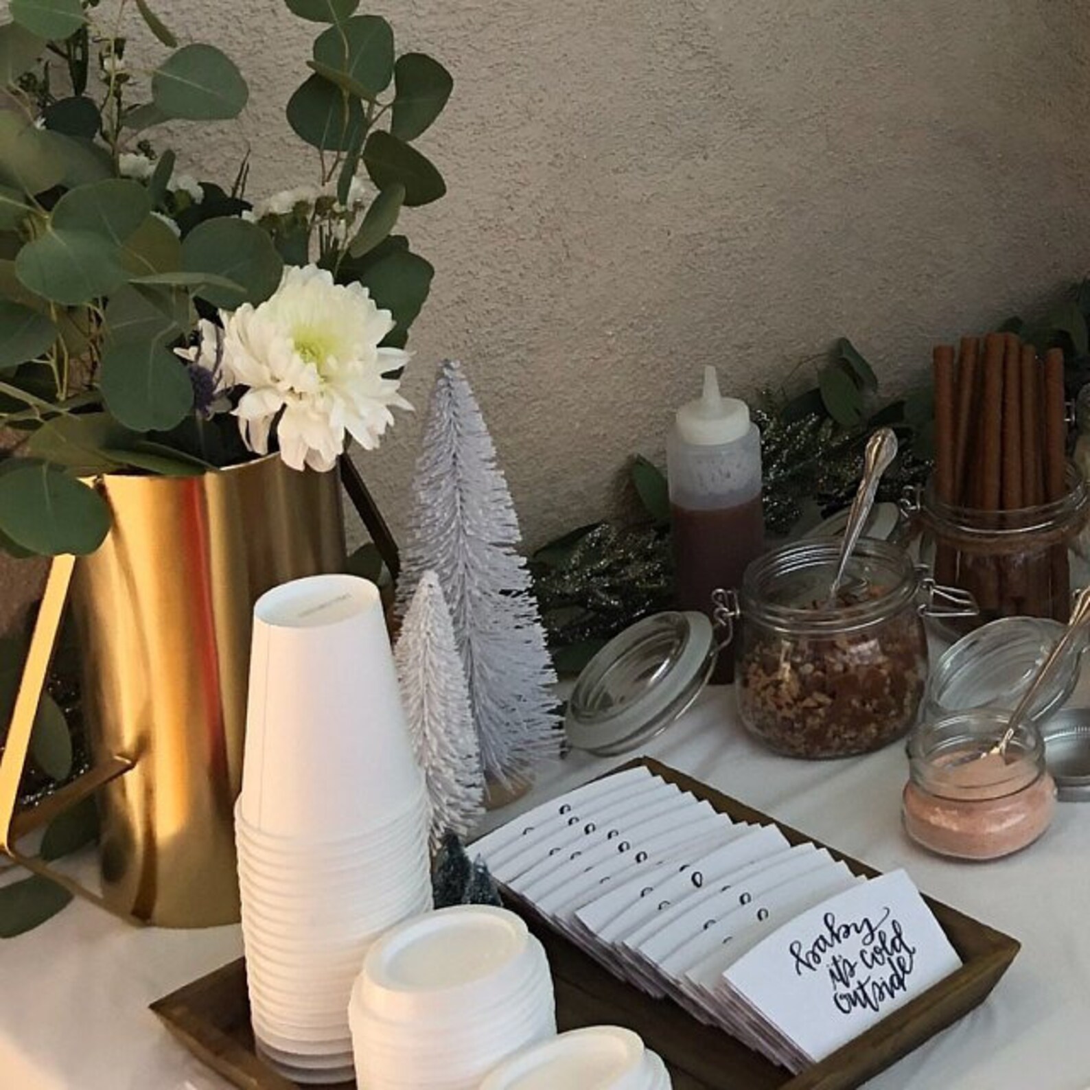 Baby It's Cold Outside Coffee Sleeve Christmas Winter Baby - Etsy