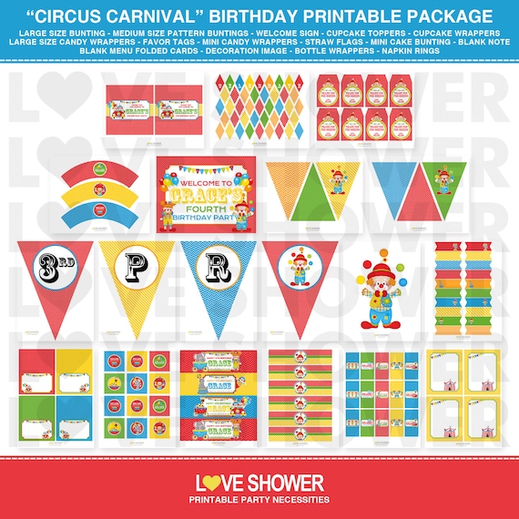 Carnival Free Printables