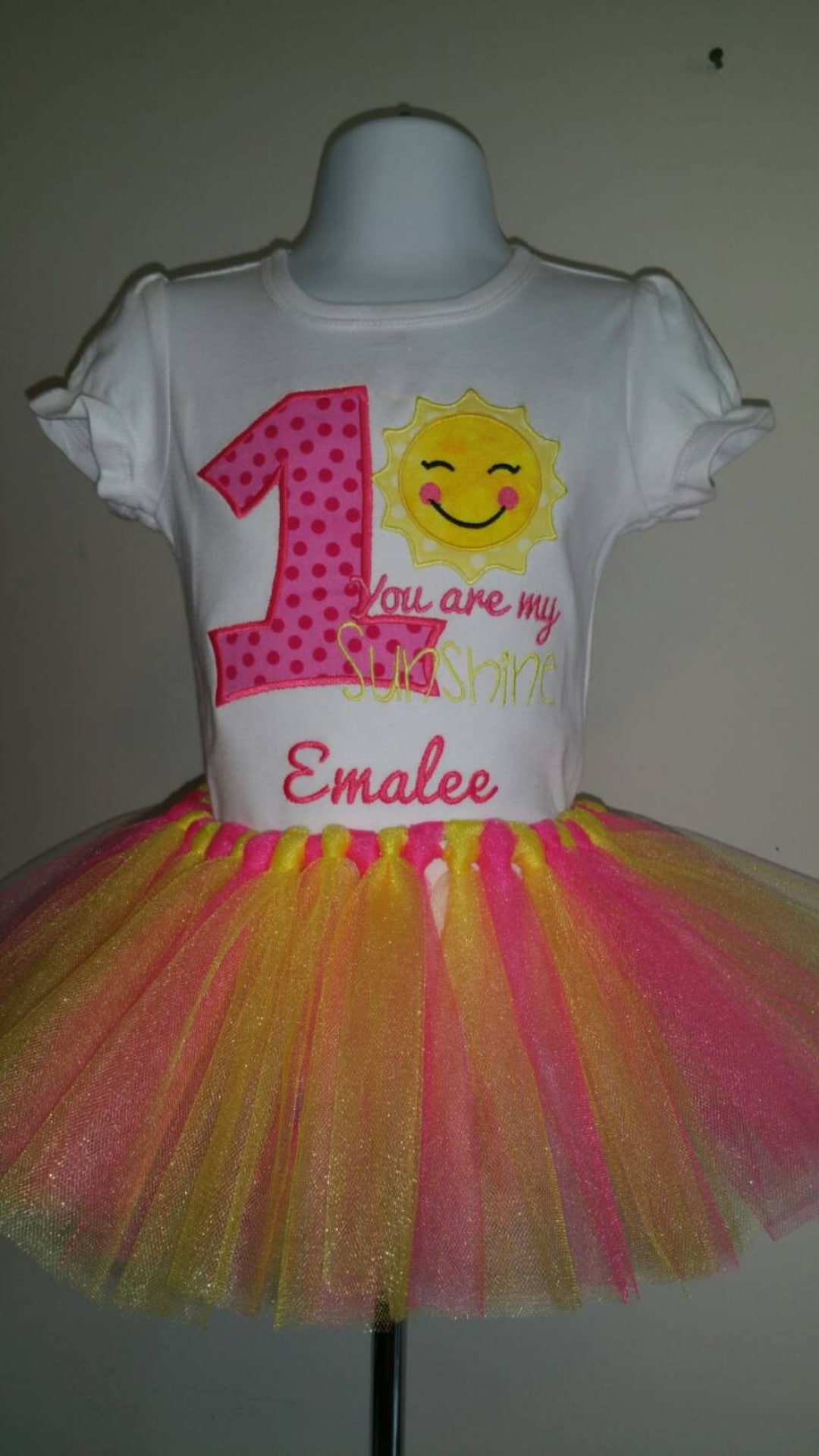 Pink Chevron Sunshine Birthday Outfit - Etsy