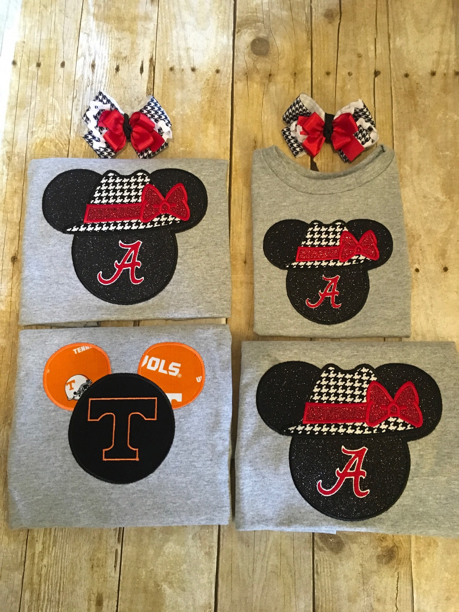 Inspired Mickey & Minnie Head Alabama Shirts - Etsy