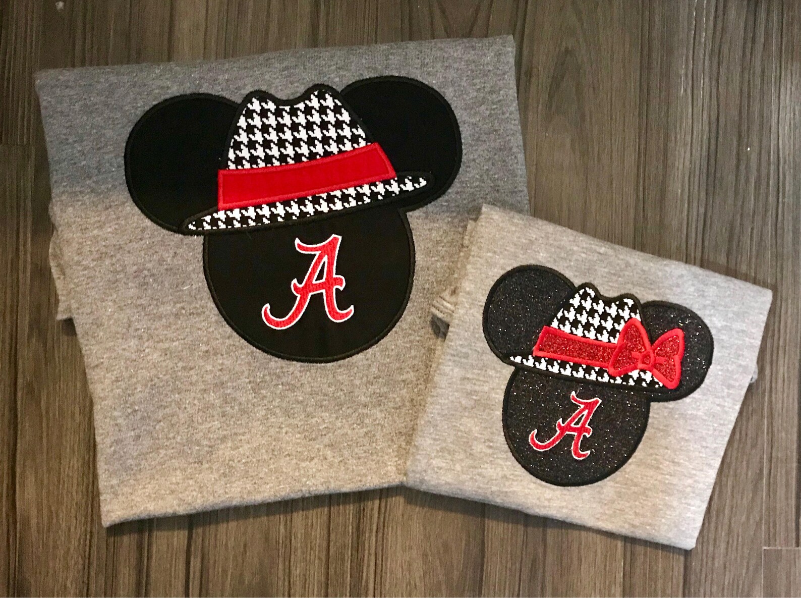Inspired Mickey & Minnie Head Alabama Shirts - Etsy