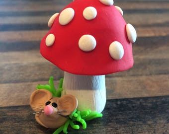 Clay mushroom | Etsy