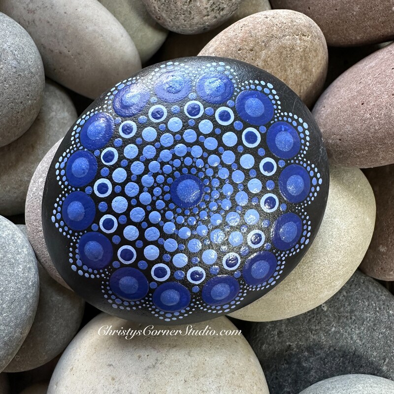 Mandala Stone - Etsy