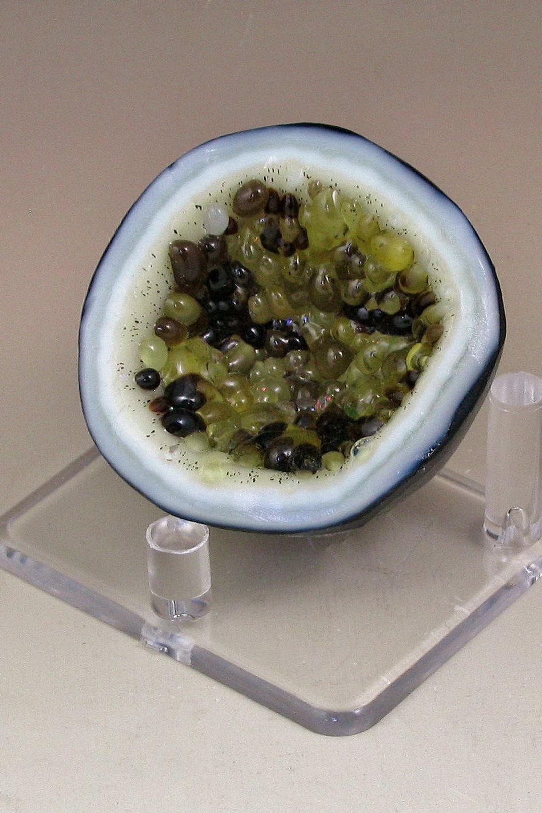 Fused Glass topaz Geode - Etsy Canada