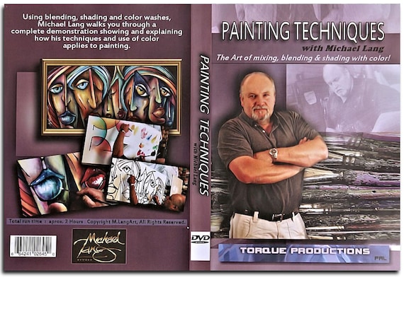 Art Instructional DVD painting Techniques Michael | Etsy