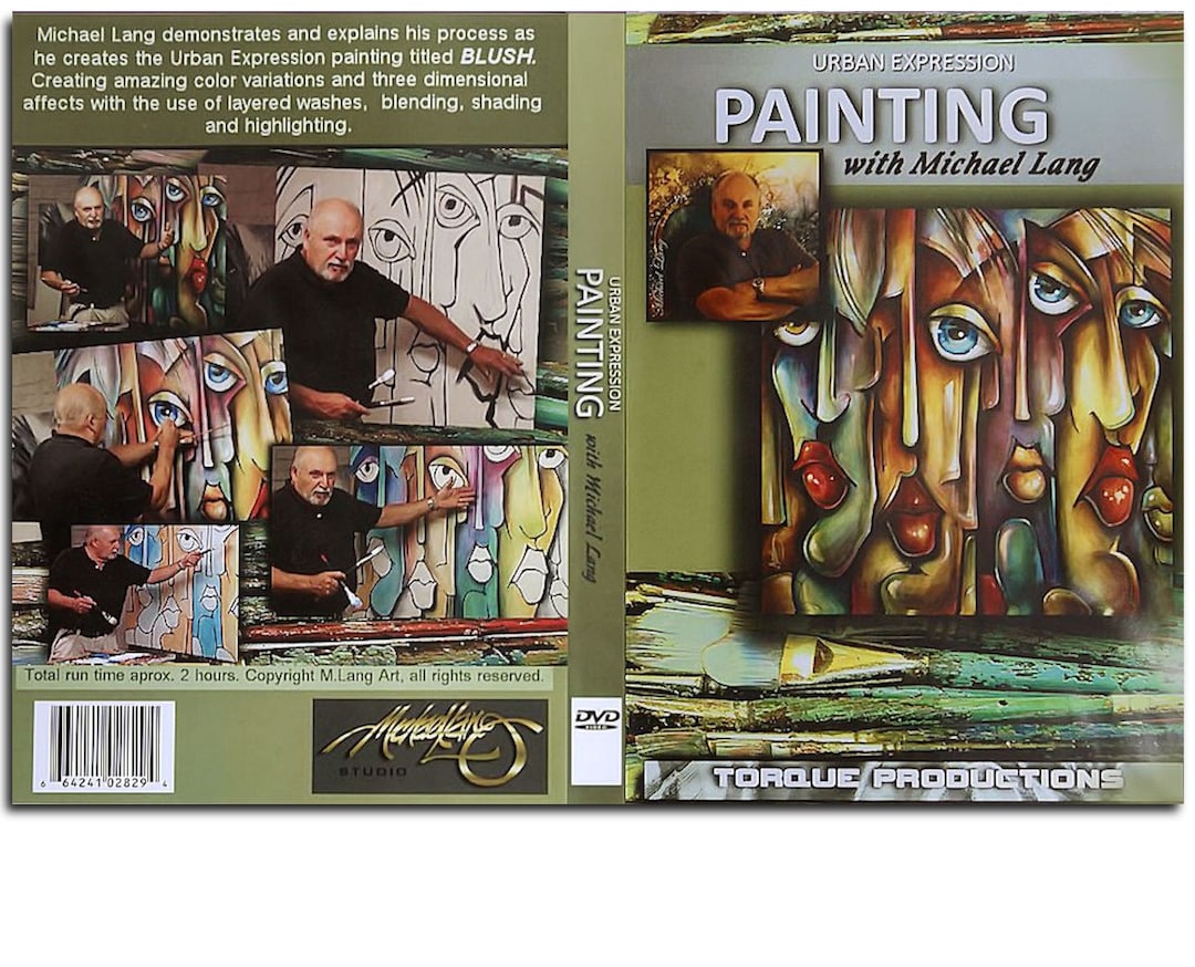 Art Instructional DVD "urban Expression" Painting Michael Lang How to ...
