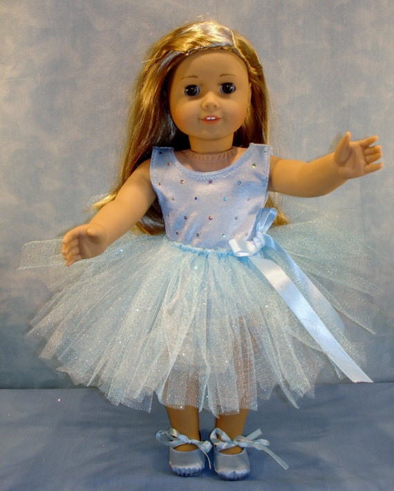 18 Inch Doll Clothes Blue Tutu Outfit Made by Jane Ellen to | Etsy