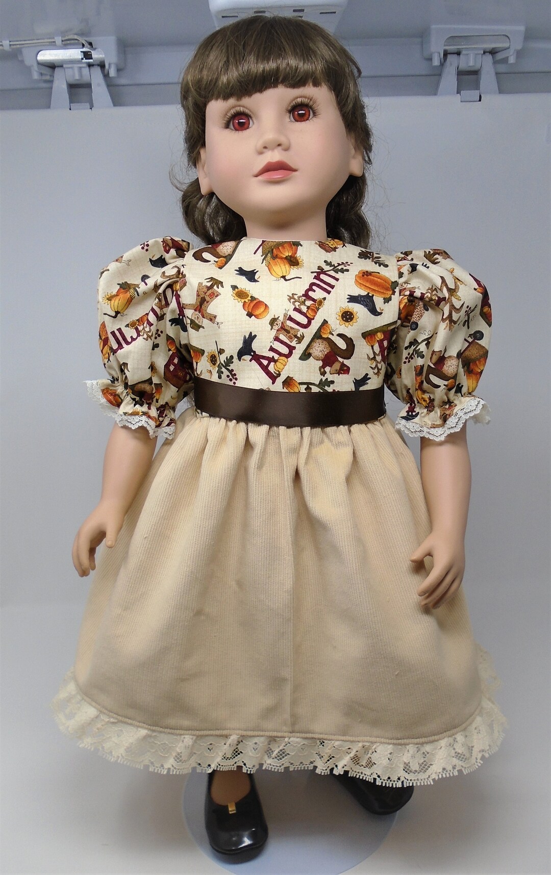 23 Inch Doll Clothes Autumn and Corduroy Dress Handmade by Jane Ellen ...