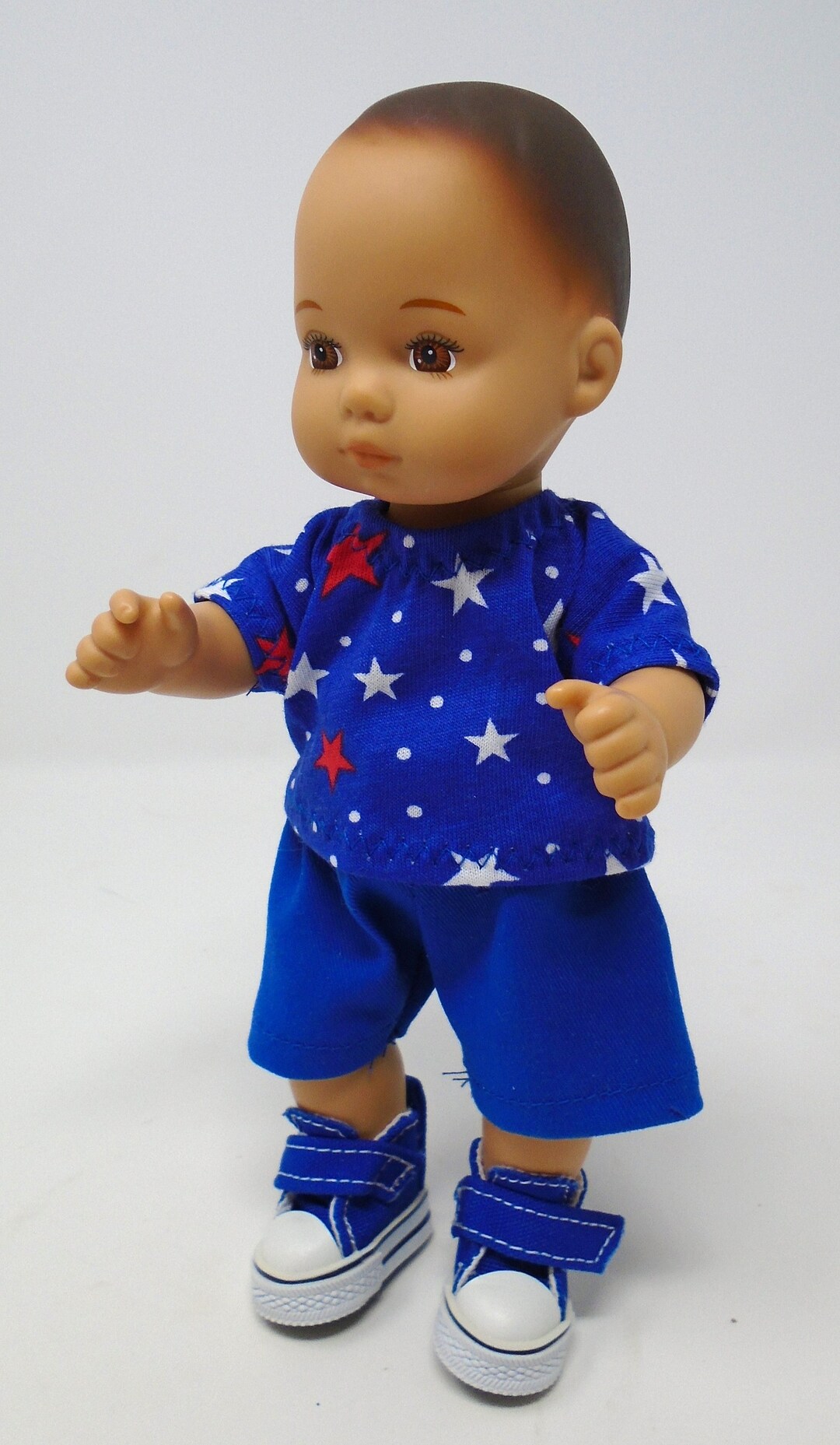 8 Inch Doll Clothes - Stars on Royal Blue 4th of July Boys Shorts ...