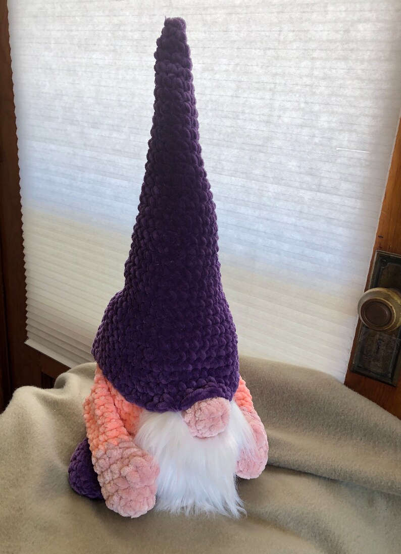 Jumbo Crochet Gnome; Decorative Handmade Gnome - Etsy