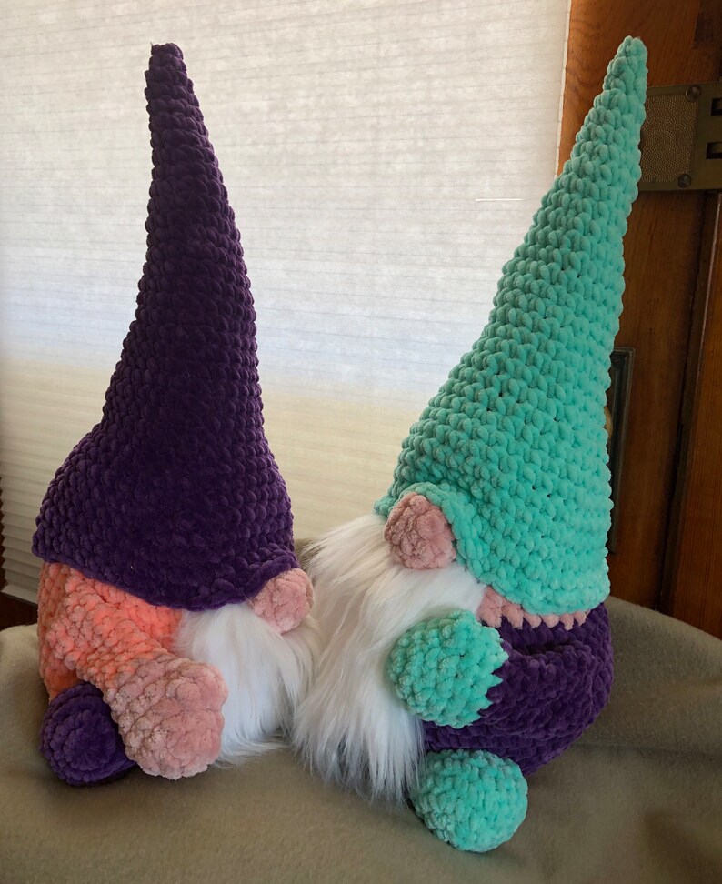 Jumbo Crochet Gnome; Decorative Handmade Gnome - Etsy