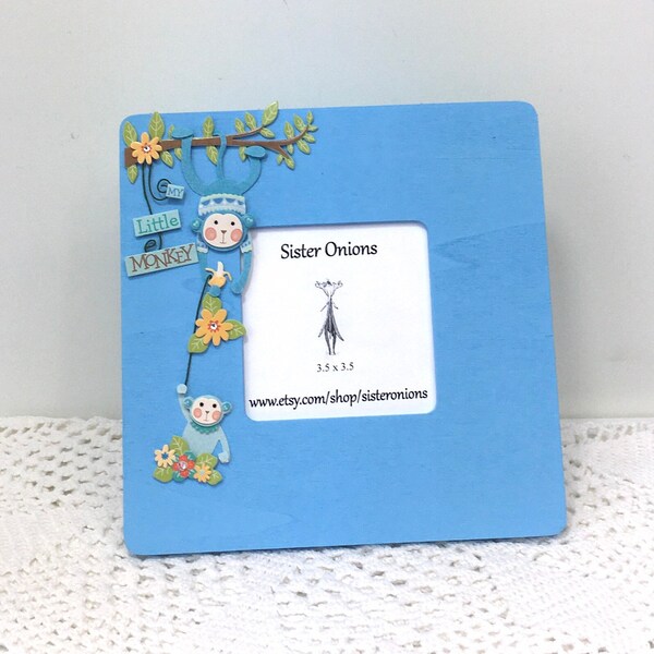 Monkey Picture Frame - Etsy