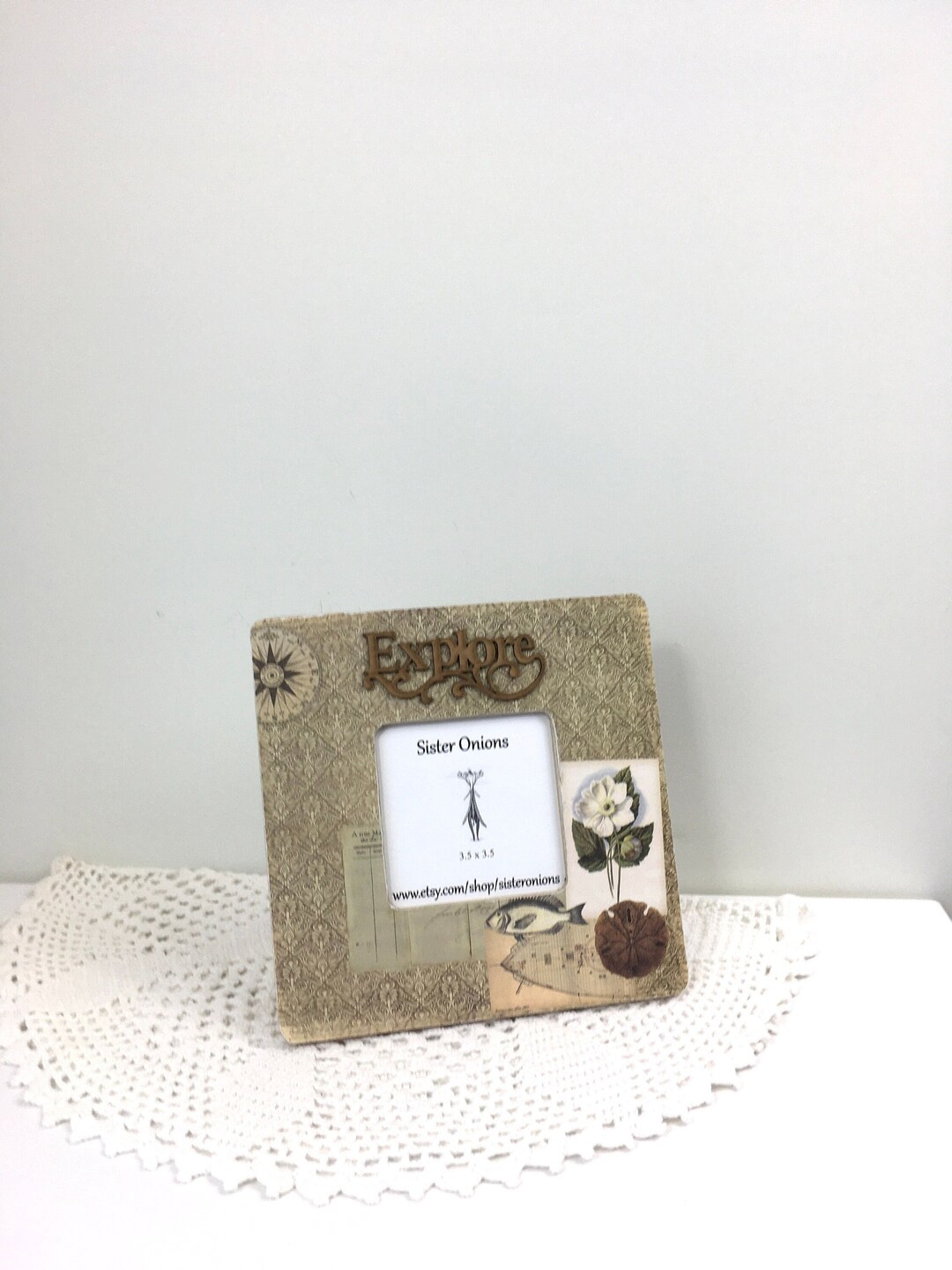 Life's A Journey Decoupaged Travel Picture Frame Vacation Memories - Etsy