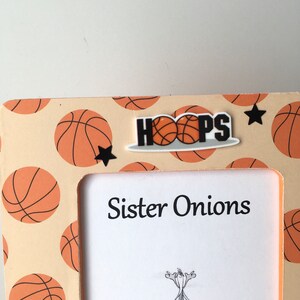 Hoops Decoupaged Embellished 4x6 Inch Vertical Basketball Picture Frame ...