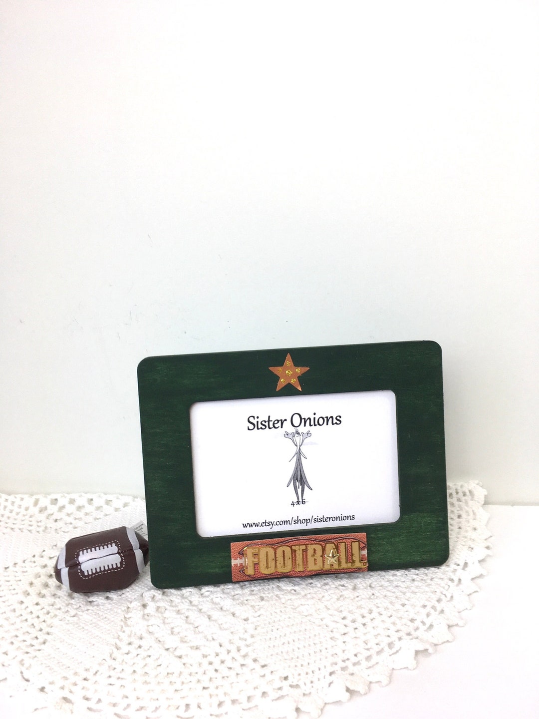 Quarterback Sack 4x6 Horizontal Embellished Football Picture Frame ...