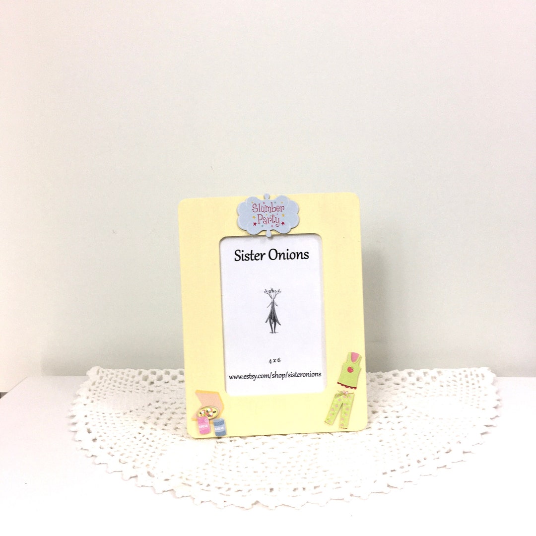 Slumber Party Embellished 4x6 Vertical Picture Frame Gift for Young ...