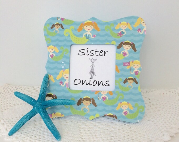 Sea Girls Decoupaged Picture Frame Mermaid Picture Frame - Etsy