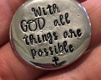 Christian Pocket Token - Etsy