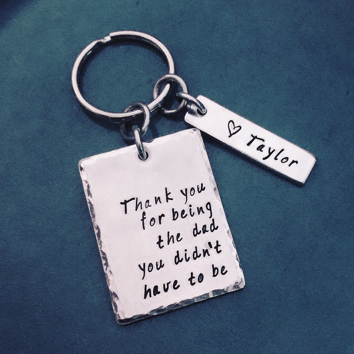 Father Keychain Step-dad Dad Daddy Key Chain Stepdad - Etsy