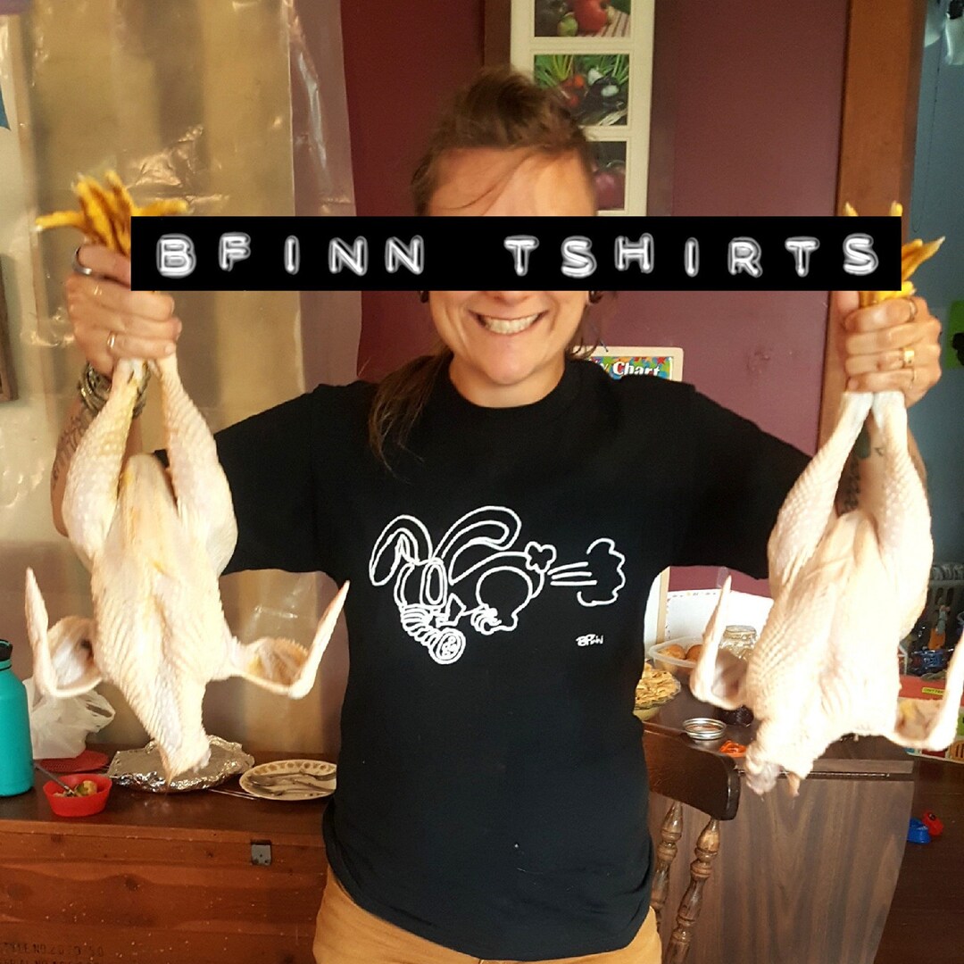 Farting Rabbit T-shirt Bunny Gas Mask Bfinn Tshirts Unisex Adult Tee - Etsy
