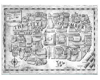 City of Ember Map | Etsy