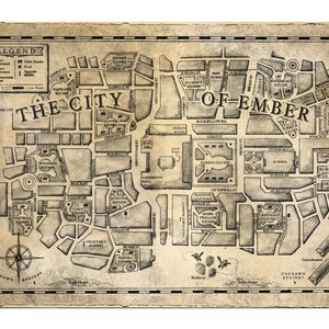 City of Ember Map - Etsy