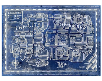 City of Ember Map | Etsy