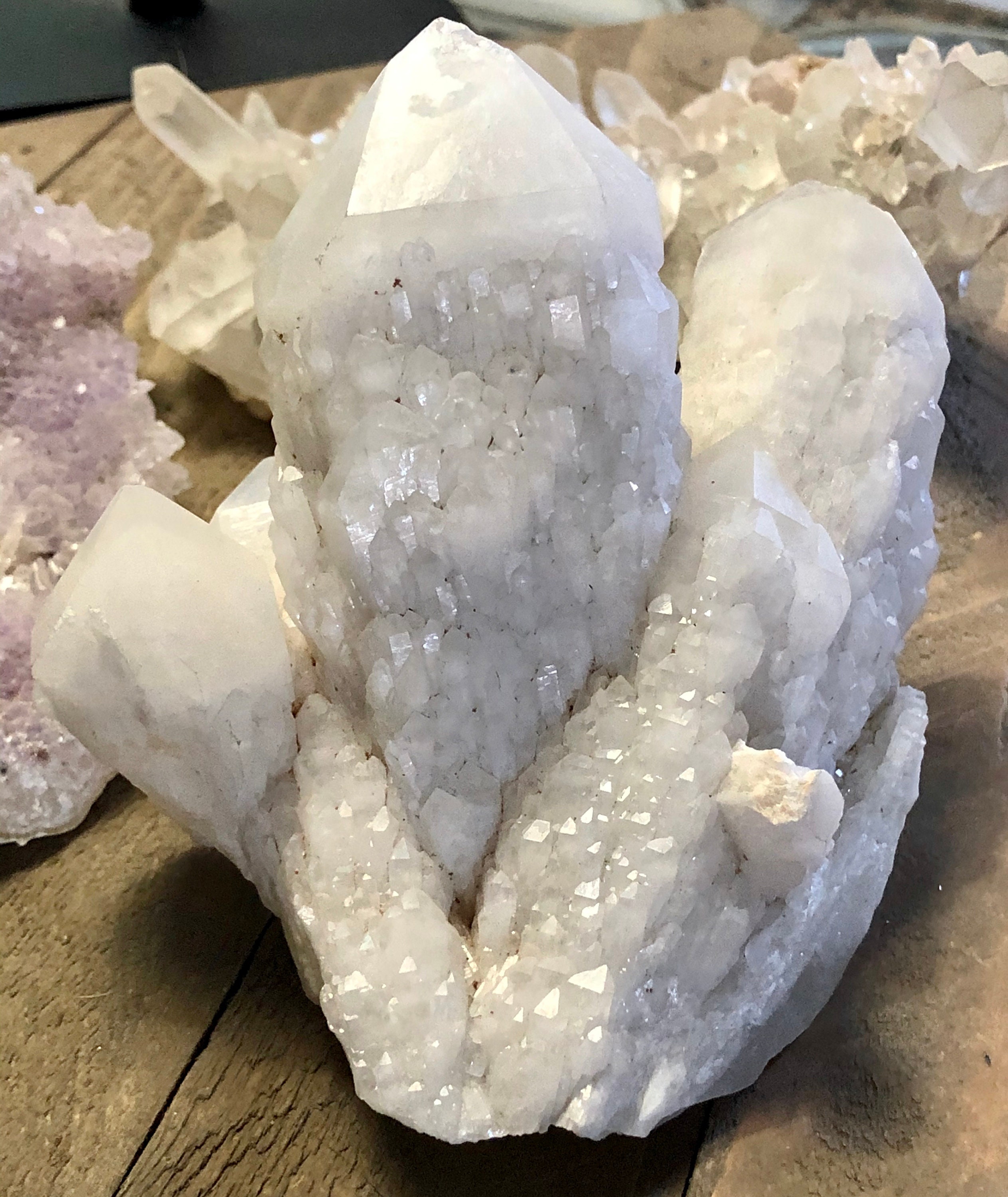 Elestial Quartz Clusters Castle Quartz Crystal clusters, Spiritual ...