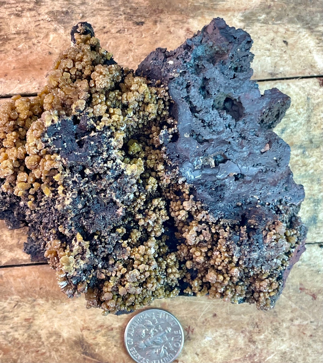 Adamite Crystals, and Hematite Mineral Specimen From Mexico Rare ...