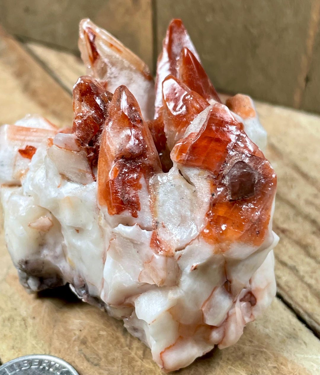 Beautiful Red Dog Tooth Calcite From Morocco Cluster, Morocco, Gorgeous ...