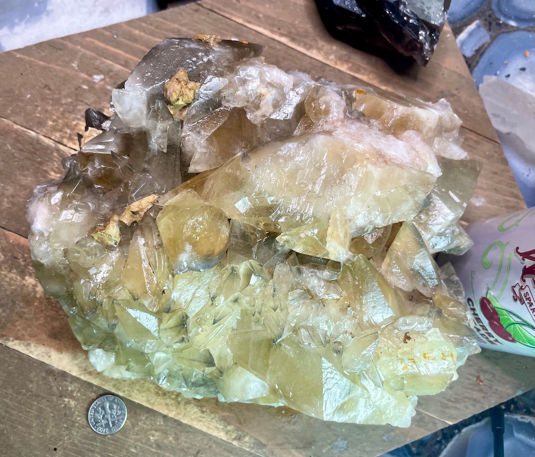 Big Beautiful Dogtooth Calcite Crystal Point Cluster, Morocco, Gorgeous ...