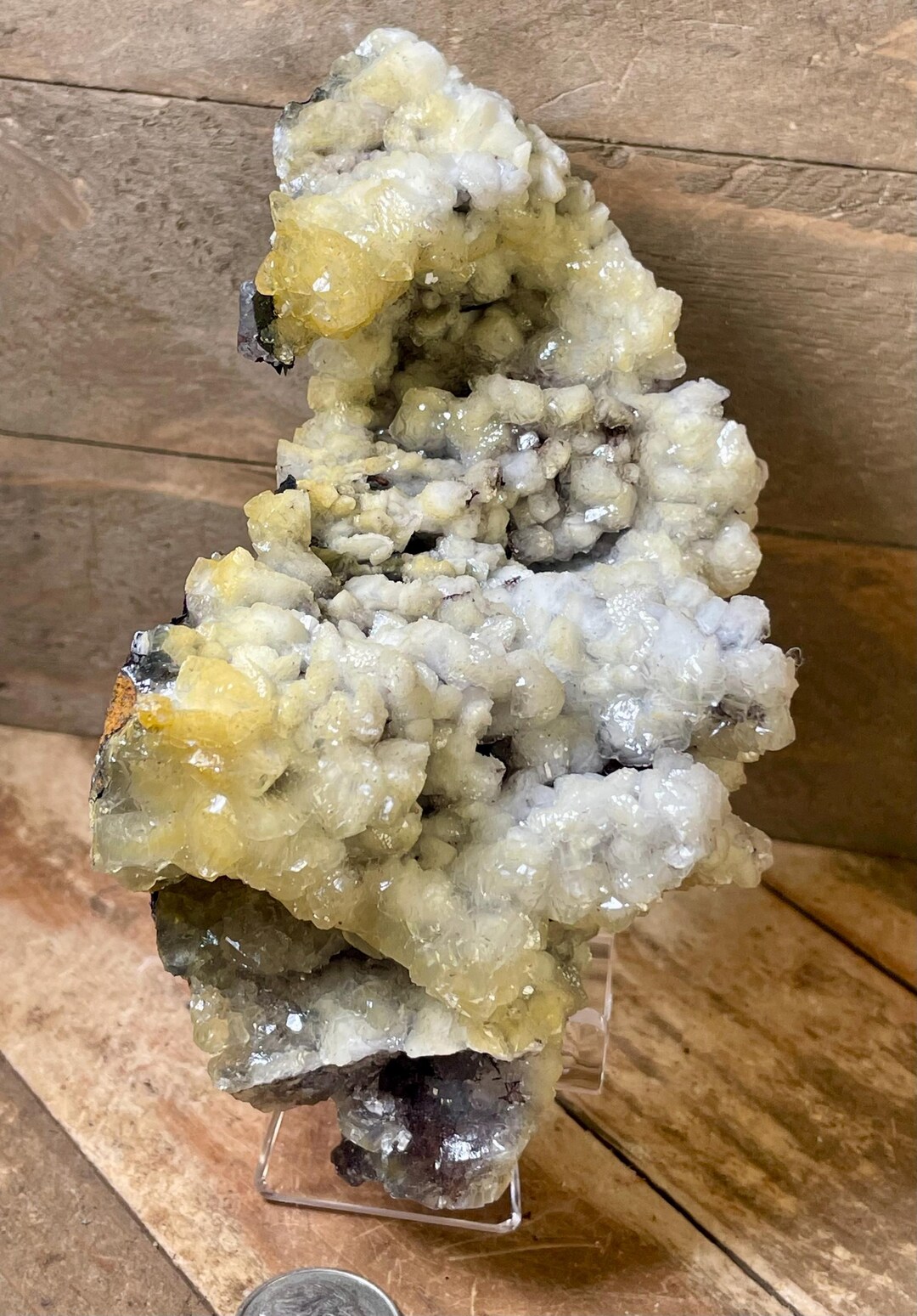 RARE Calcite Coating Aragonite Crystal High Quality Calcite & Aragonite ...