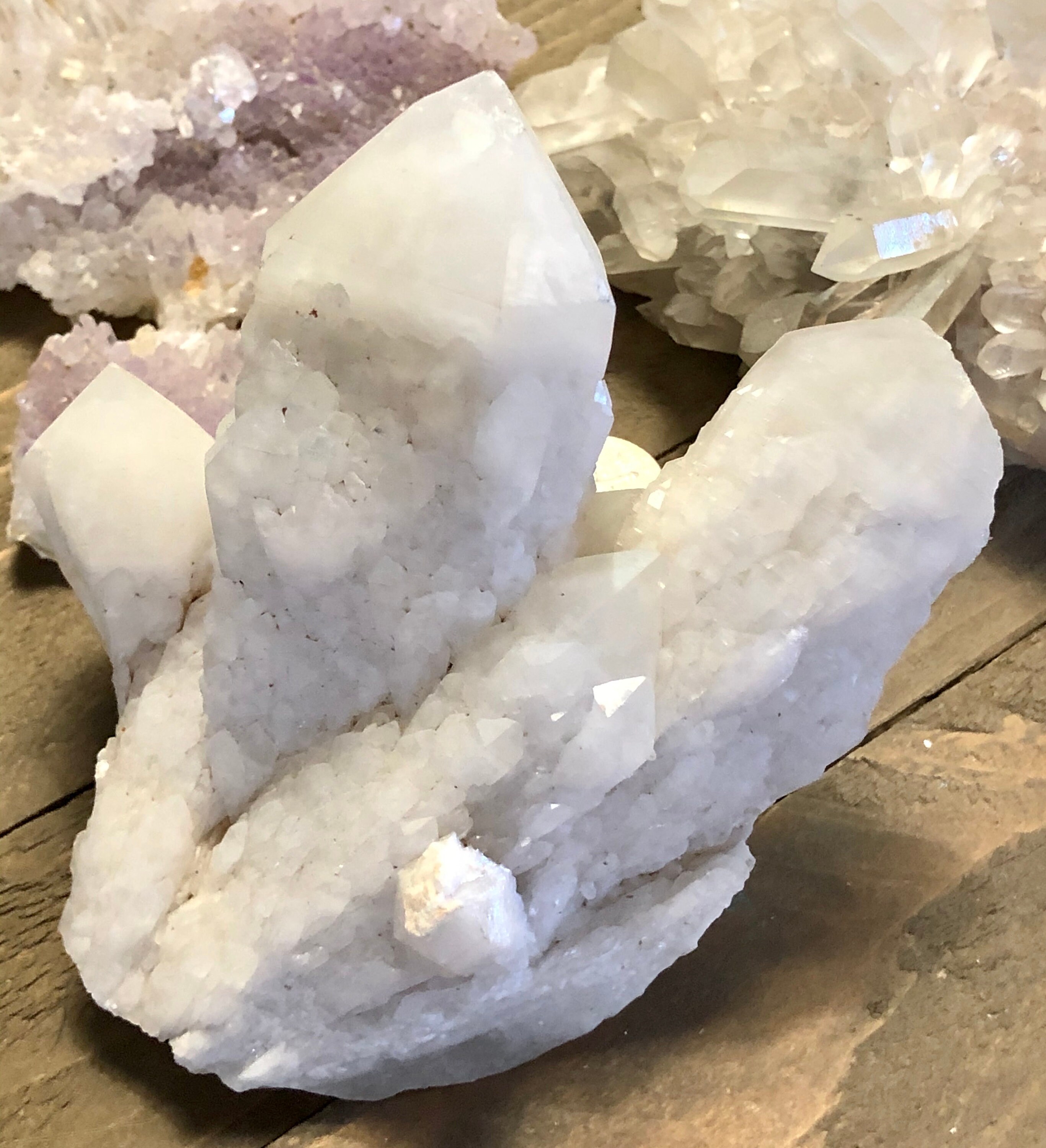Elestial Quartz Clusters Castle Quartz Crystal clusters, Spiritual ...