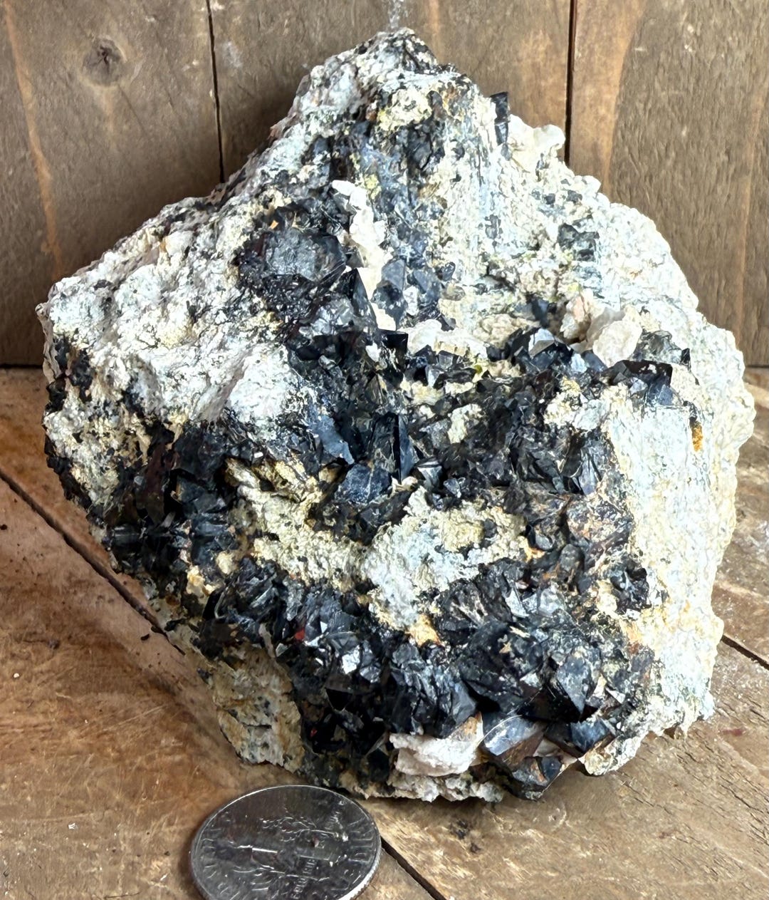Magnetite With Feldspar Cluster From Morocco, Crystals, Jflat8 - Etsy