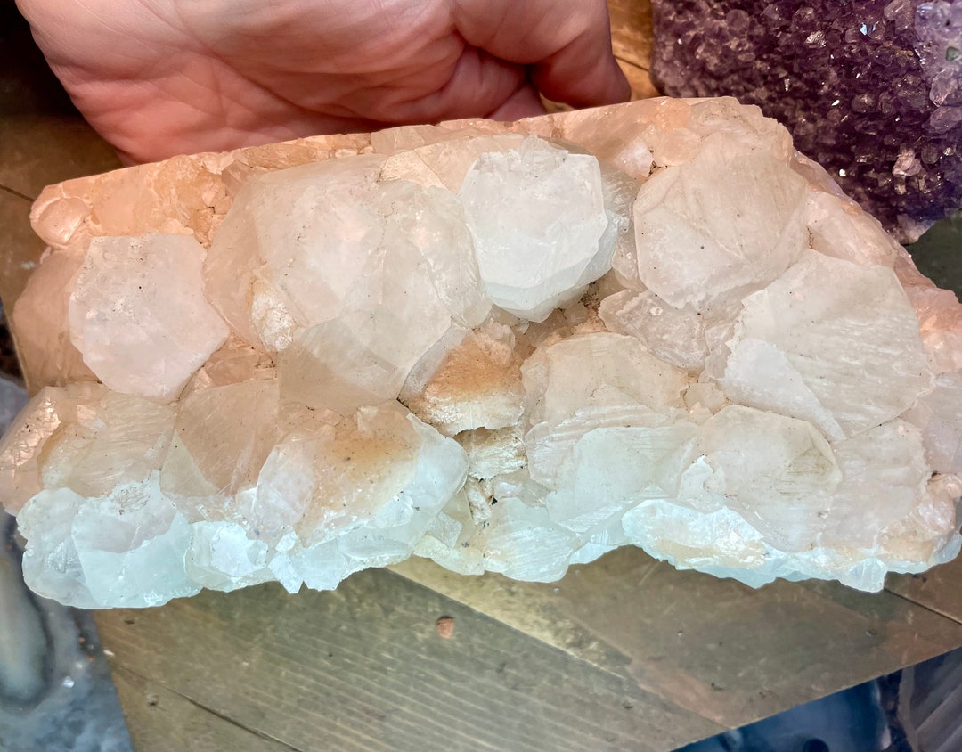 Big Zeolite Crystal Alter Crystal Stilbite meditation - Etsy