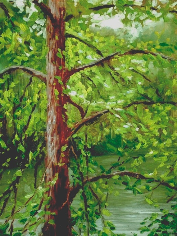 Tree Trunk Painting