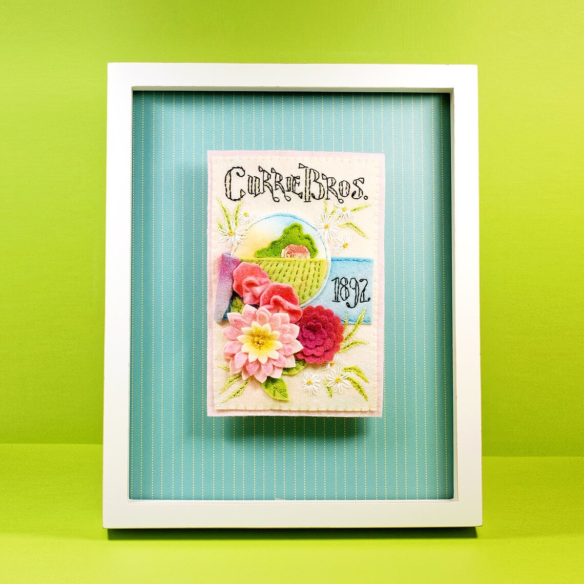 PDF Pattern, Wool Felt Pattern, Seed Packet, Flower Embroidery, Garden ...