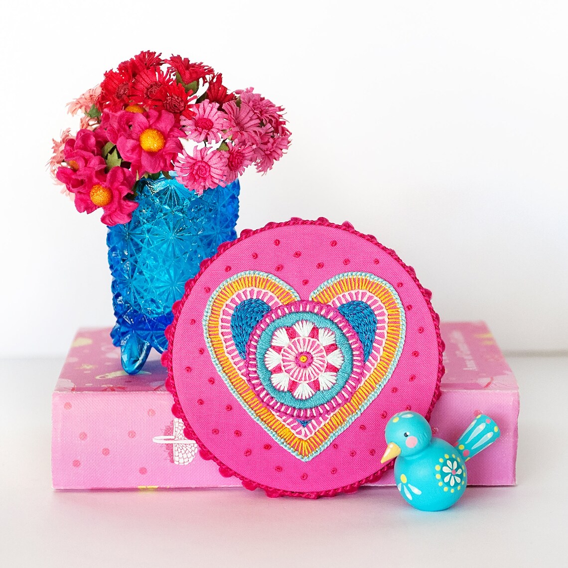 4-inch Heart Hand Embroidery Pattern PDF Pattern - Etsy