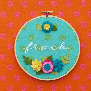 PDF Pattern, Embroidery Pattern, Funny Embroidery, Curse Word Art ...