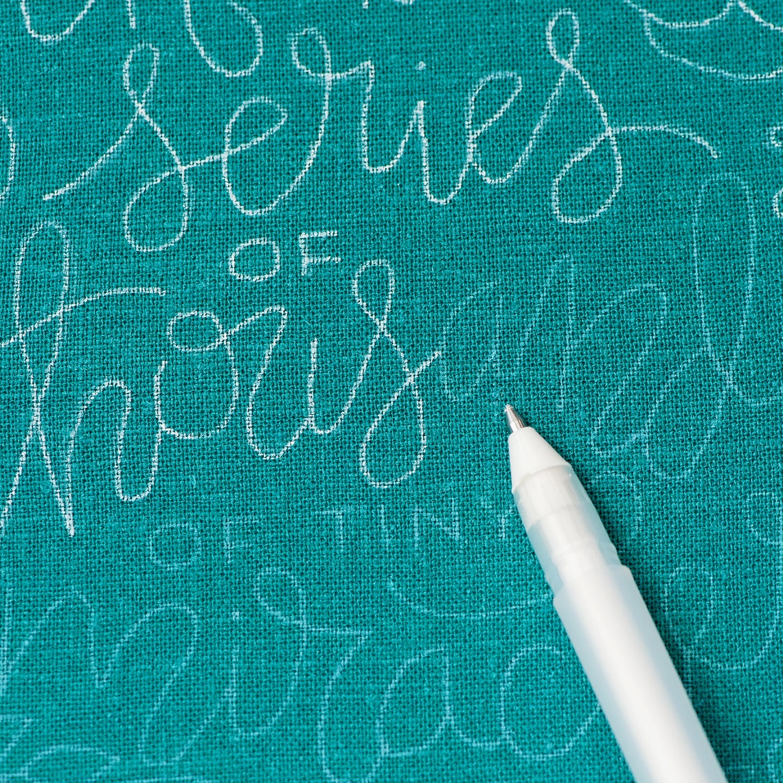 White Gel Pen 0.8 for Embroidery Transfer Transfer Pen for - Etsy